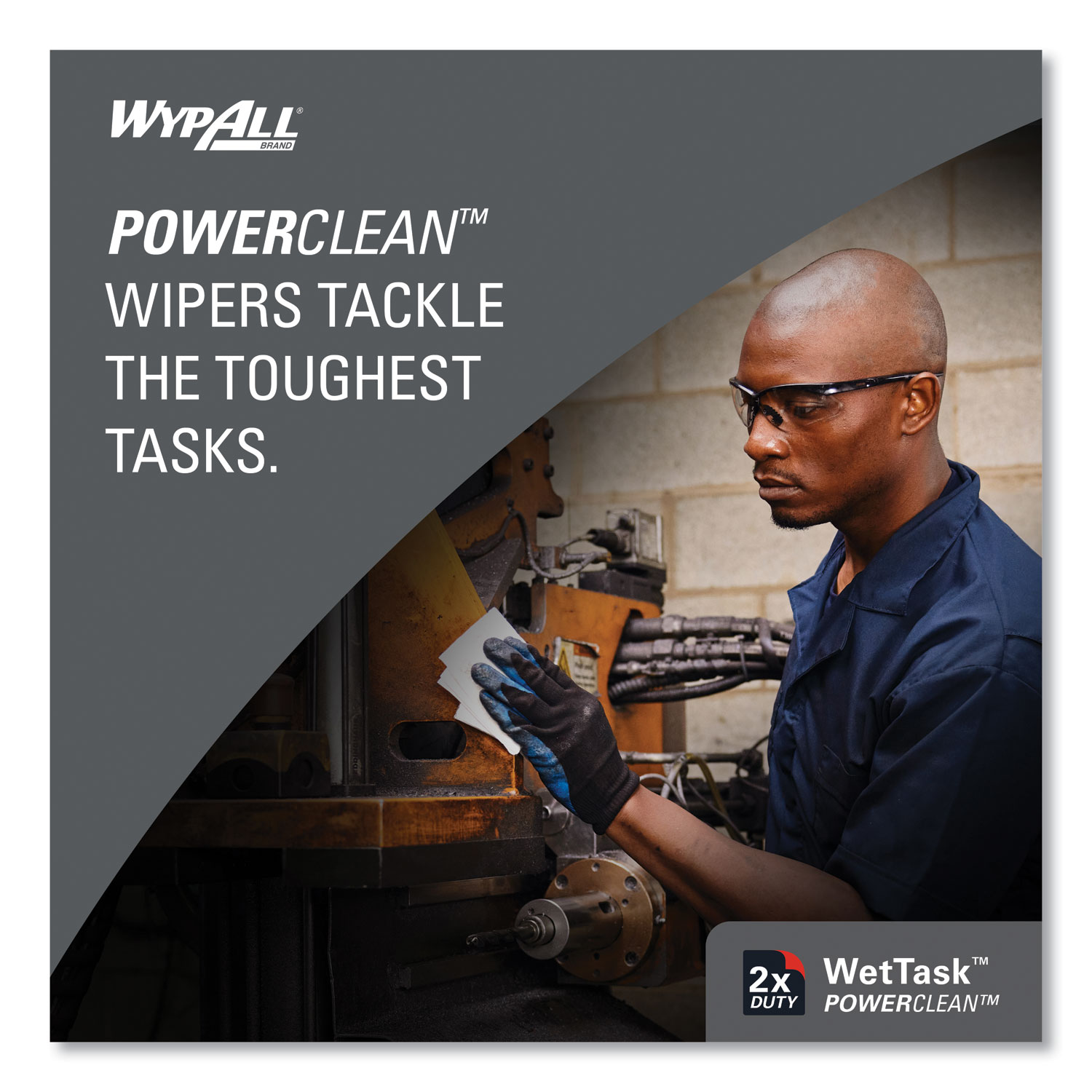 Power Clean Wipers for WetTask Customizable Wet Wiping System with (1 ...