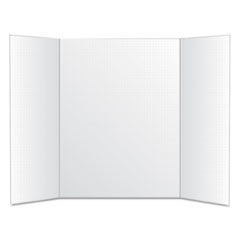 Foam Tri-Fold Grid Board, 22 x 28, White