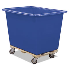 Poly Truck, (6-Bushel) 7.47 cu ft, Galvanized Steel/Polyethylene, Blue ...