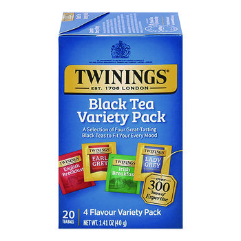 Black Tea Variety Pack, Assorted Flavors, 20/Box | Arkansas Office Products