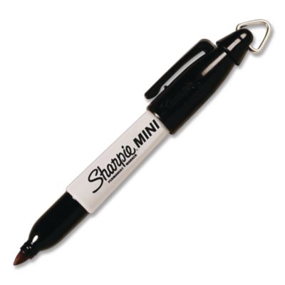 Mini Permanent Marker, Fine Bullet Tip, Black, 72/pack, MARKERS - GoAVM.com