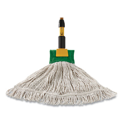 Web Foot Blend Shrinkless Mop Head, Cotton/synthetic, Small, Orange, 6 ...