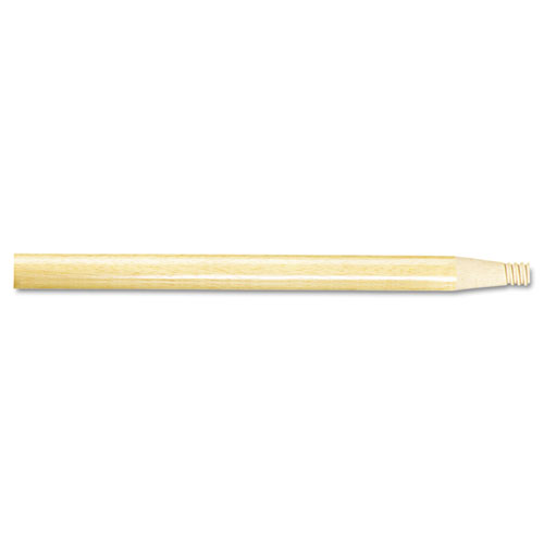 Threaded End Broom Handle, 15/16" x 60", Natural Wood - American ...