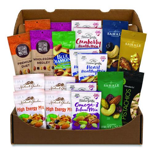 Healthy Mixed Nuts Snack Box, 18 Assorted Snacks/Box - FriendsOffice