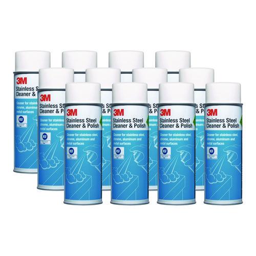 3M™ Stainless Steel Cleaner and Polish, Lime Scent, Foam, 21 oz Aerosol ...