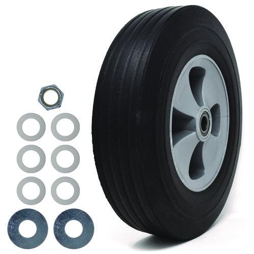 Rubbermaid® Commercial Tilt Truck Wheels, 12" Wheel, Black ; Non-Stock ...