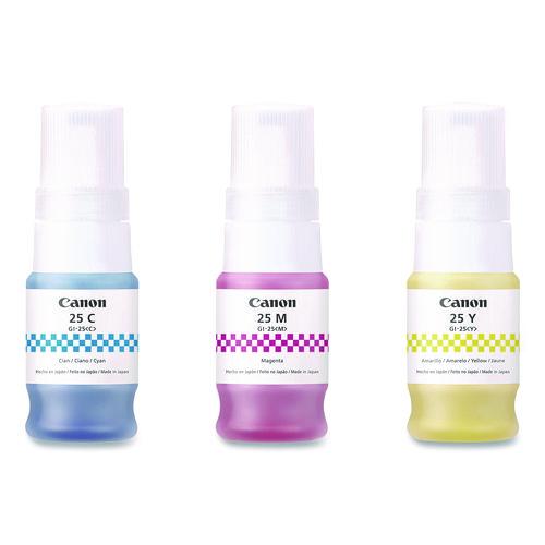 6277C002 (GI-25) Ink Bottles, Cyan/Magenta/Yellow by CANON COMPUTER ...