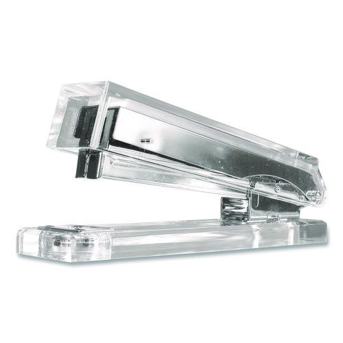 Deluxe Acrylic Stapler, 80 Sheet Capacity, Clear - Reparto