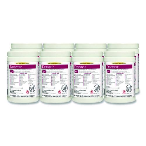 Dispatch Hospital Cleaner Disinfectant Towels w/Bleach, 1-Ply, 6.75 x 8 ...