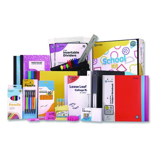 Back to School Supplies Kit for High School/College by MIX N MORE, EDY8356