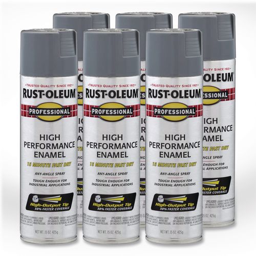 Rust-Oleum® Professional Spray Paint, Gloss Dark Machine Gray, 15 oz ...