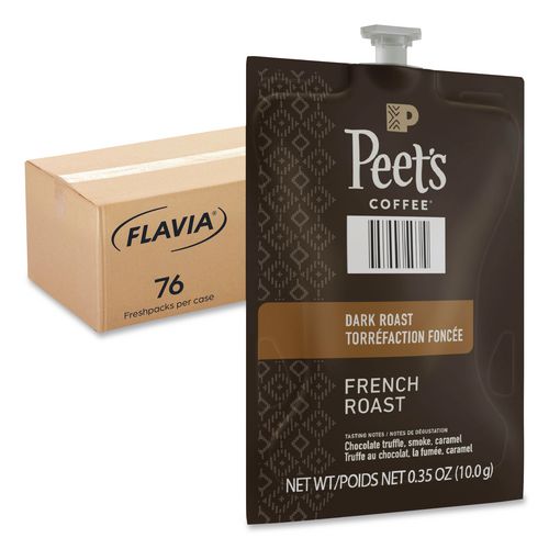 FLAVIA® Peet's French Roast Coffee Freshpack, 76/Carton ; | United ...
