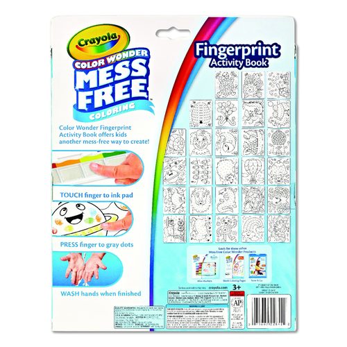 Crayola® Color Wonder Mess Free Coloring Fingerprint Activity Book