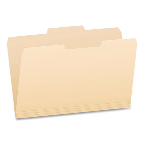 Pendaflex® Manila File Folders, 1/3-Cut Tabs: Center Position, Legal ...