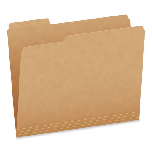 Pendaflex® Kraft File Folders, 1/3-Cut Tabs: Assorted, Letter Size, 0. ...