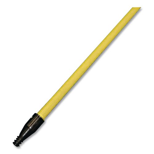 O'Dell® Broom Handle with Nylon Thread, Fiberglass, 60", Yellow ...