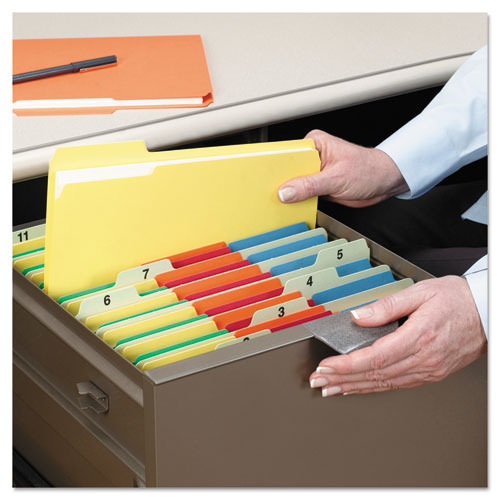 Colored File Folders, 1/3-Cut Tabs: Assorted, Legal Size, 0.75 ...