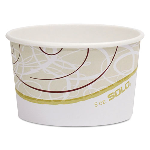 Dart® Symphony Double Poly Paper Food Containers, Symphony, 5oz, 1000 ...