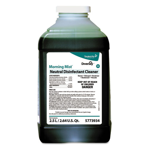 Diversey™ Morning Mist Neutral Disinfectant Cleaner, Fresh, 14.7 mL ...