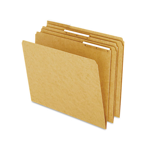 Pendaflex® Kraft Angled Plastic Tab File Folders, 1/3 Cut Top Tab ...
