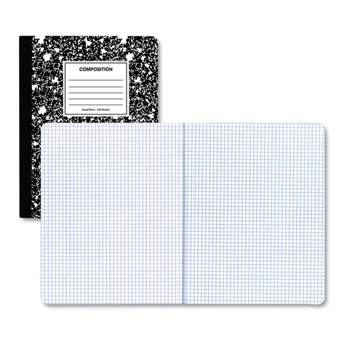 Quad Rule Composition Book., Quadrille Rule, 7 1/2" x 9 3/4", 1 Subject ...