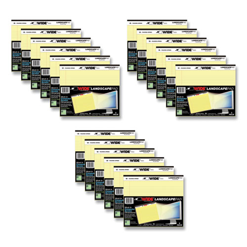 Note Pads Landscape Format Writing Pad, College Ruled, 11 X 9-1/2 ...
