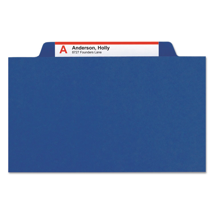 SMD19077 | Smead® 19077 6-Section Pressboard Top Tab Pocket-Style ...