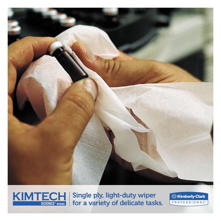 KCC34120 | Kimtech™ 34120 Kimwipes Delicate Task Wipers, 1-Ply, 4.4 x 8 ...