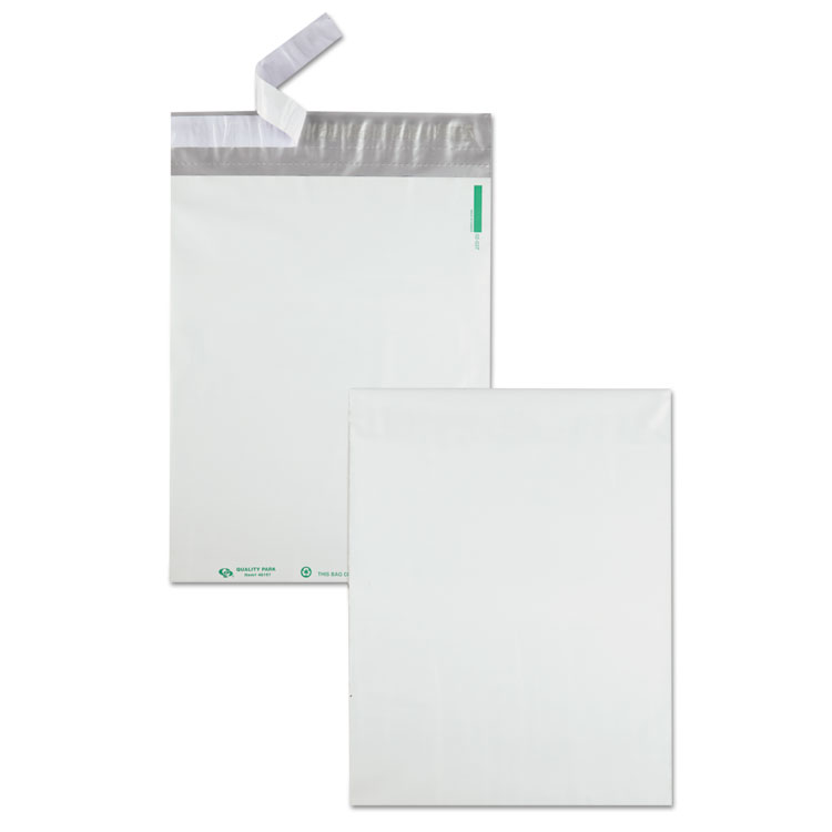 QUA46197 | Quality Park™ 46197 Redi-Strip Poly Mailer, #4, Square Flap ...