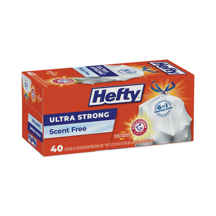 RFPE88338CT | Hefty® E88338CT Ultra Strong Tall Kitchen and Trash Bags ...